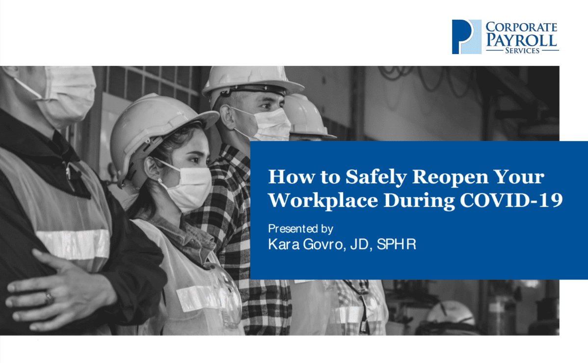 VIDEO: Workplace Health & Safety During and Post COVID-19